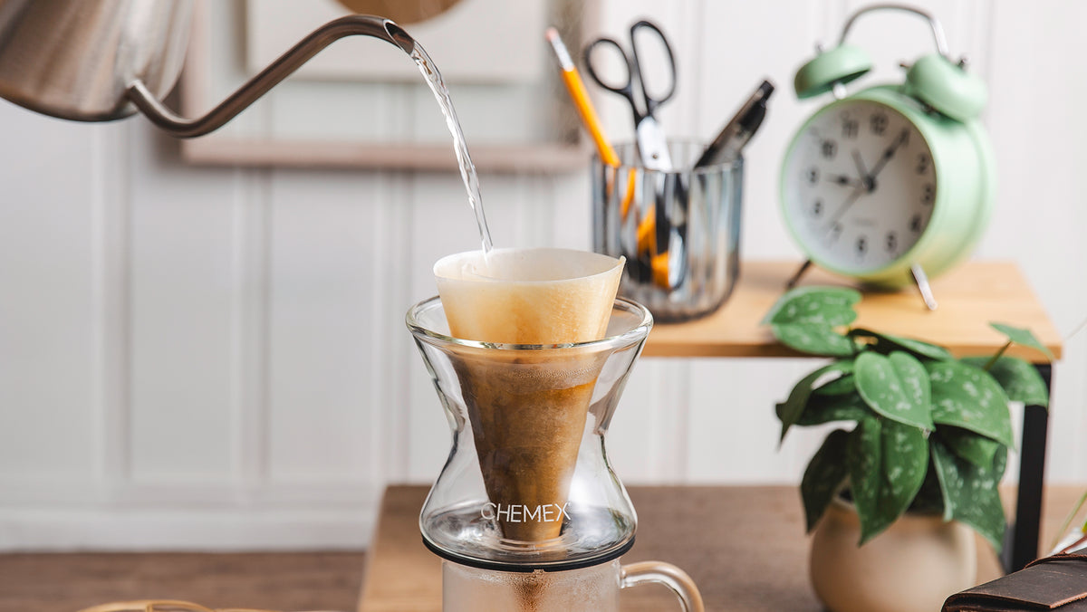 CHEMEX BONDED™ FILTERS Unfolded Natural Half Moon – Chemex