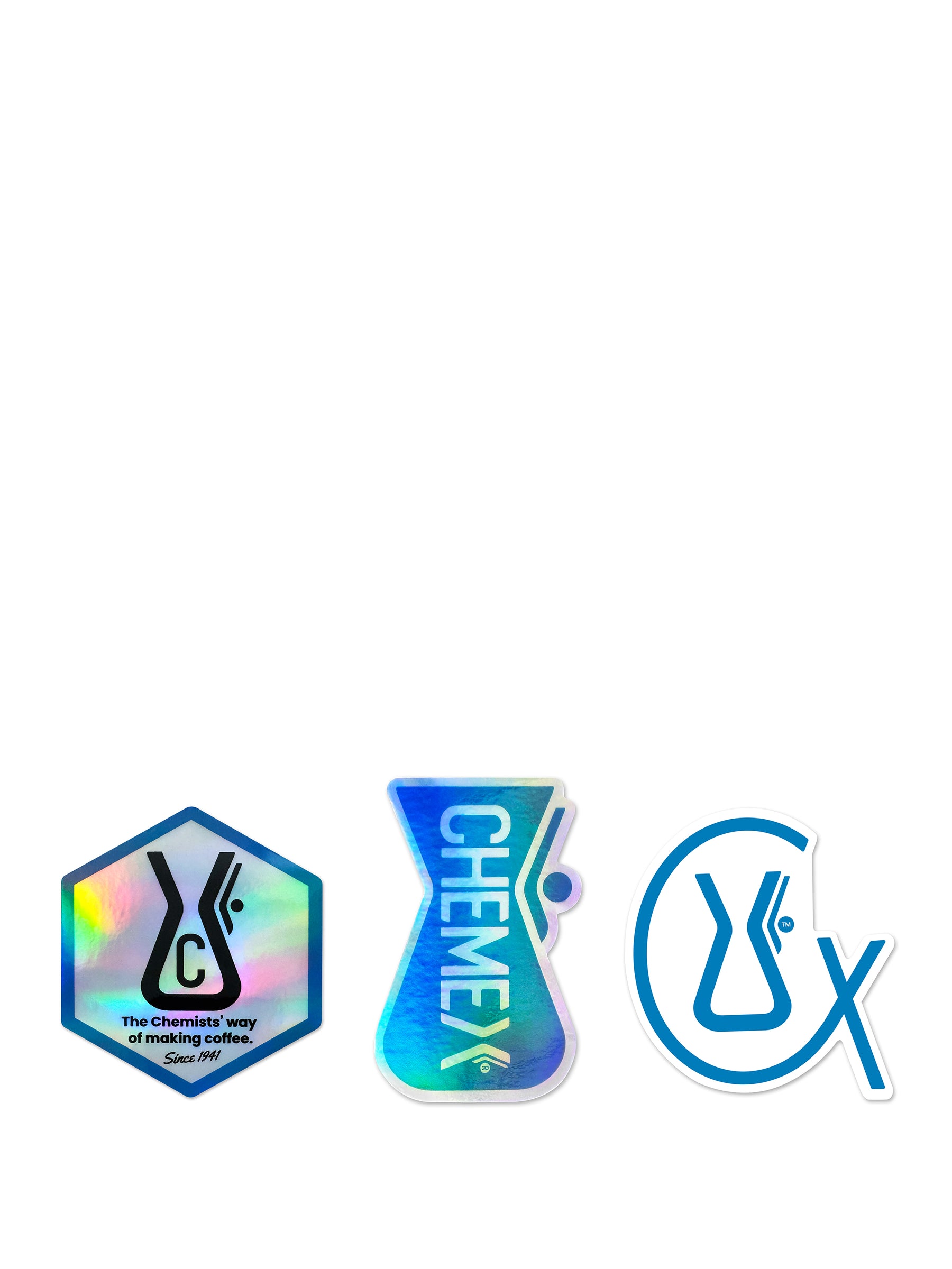 CHEMEX Sticker Set (3) – Chemex Coffeemakers & Filters